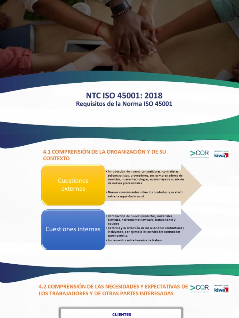 NTC ISO 45001: 2018: Requisitos de La Norma ISO 45001 | PDF | Planificación | Auditoría