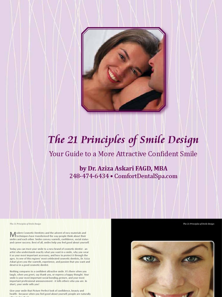 The 21 Principles of Smile Design: Your Guide To A More Attractive Confident Smile | PDF ...