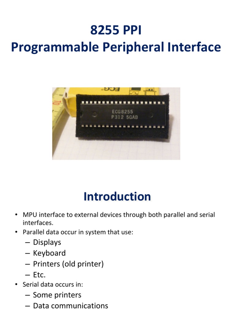8255 Interface Notes Pdf Digital Electronics Computer Engineering