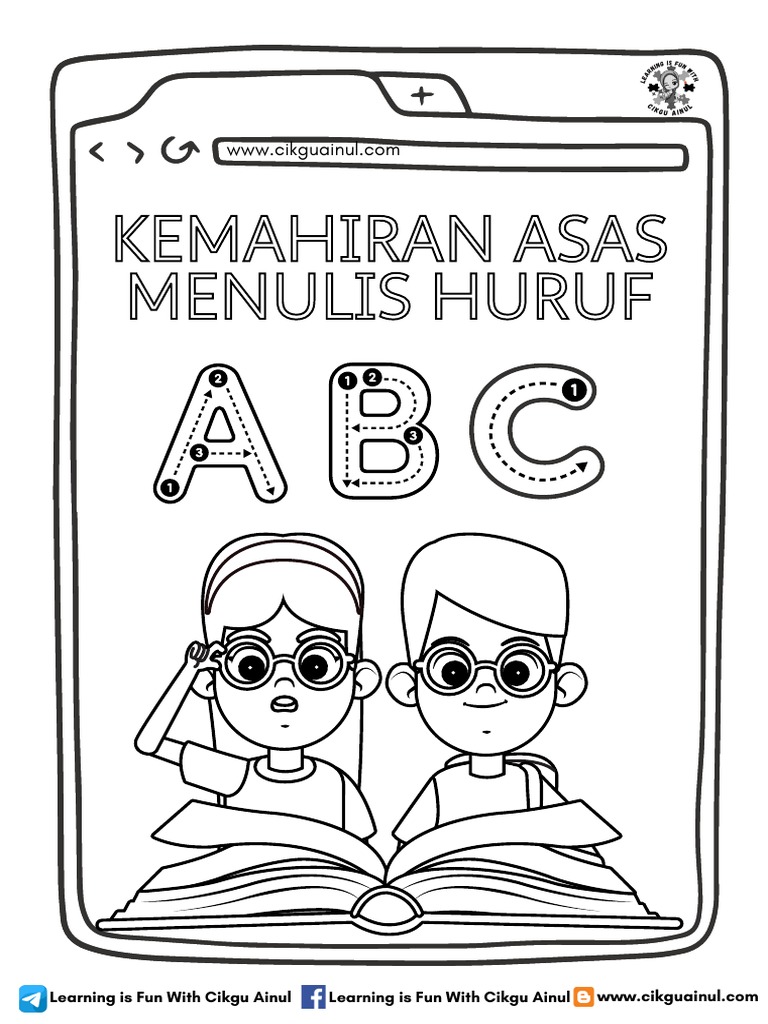 Modul Asas Menulis Huruf ABC | PDF