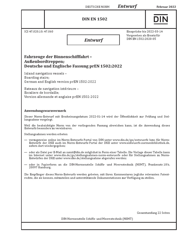 Din en 1502 e 2022-02 | PDF