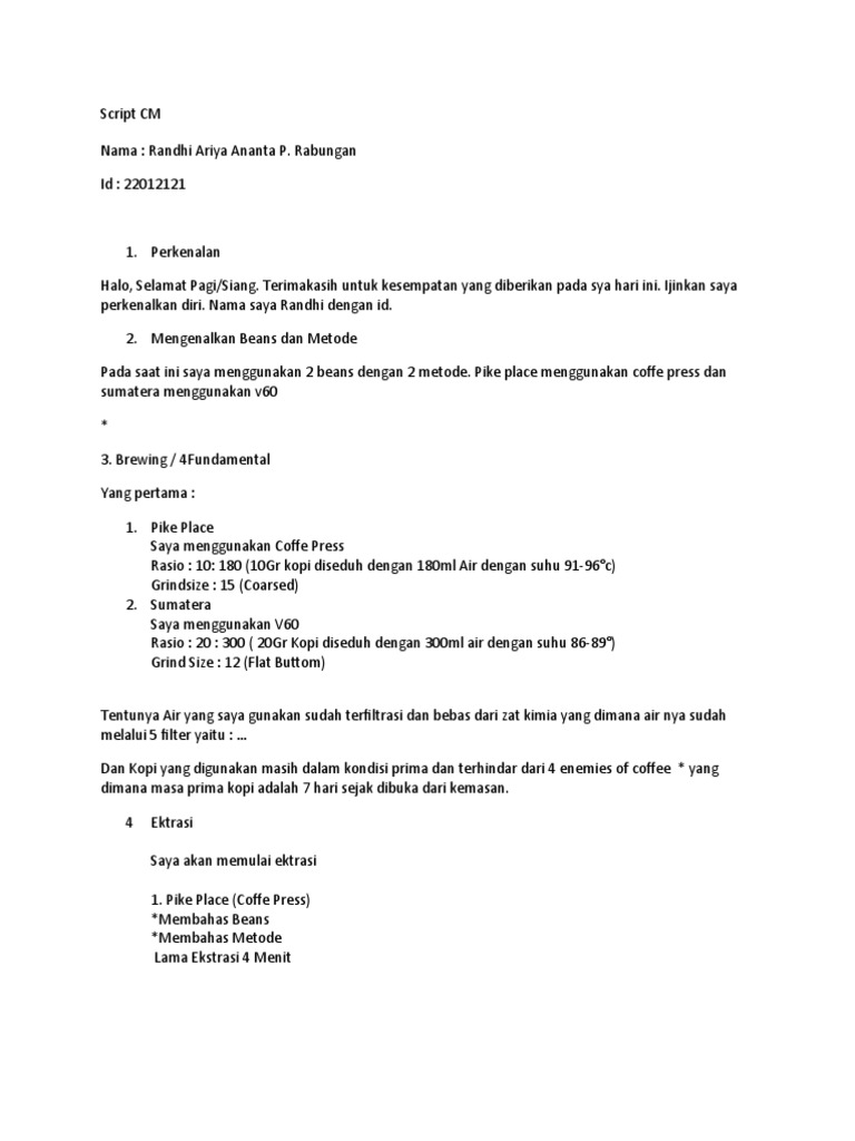 Script CM Randhi1 | PDF