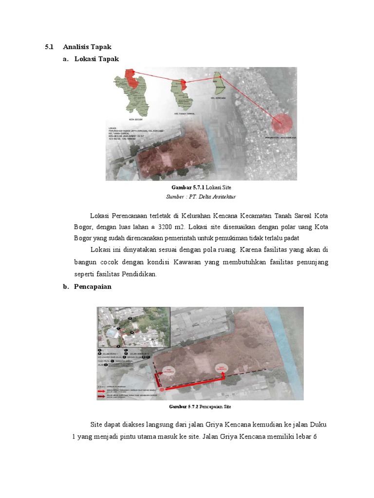 Analisis Tapak | PDF