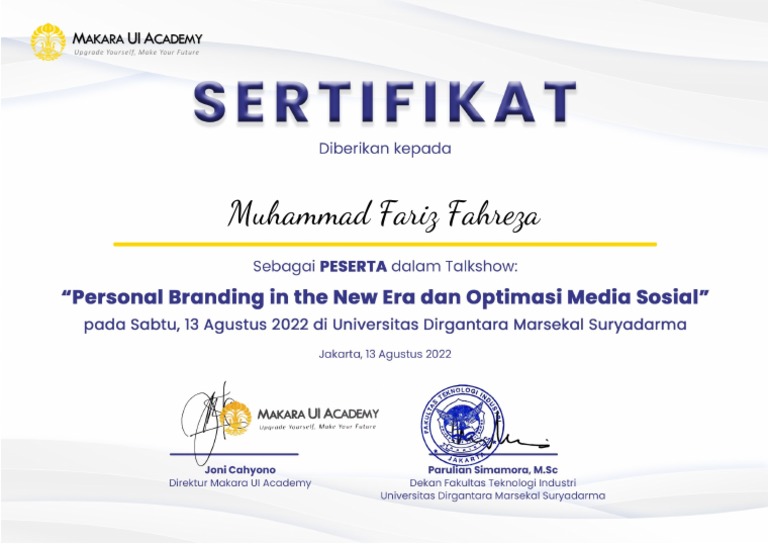 Muhammad Fariz Fahreza | PDF