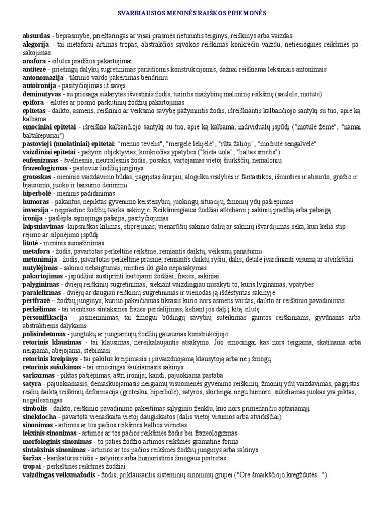 Menines Raiskos Priemones | PDF