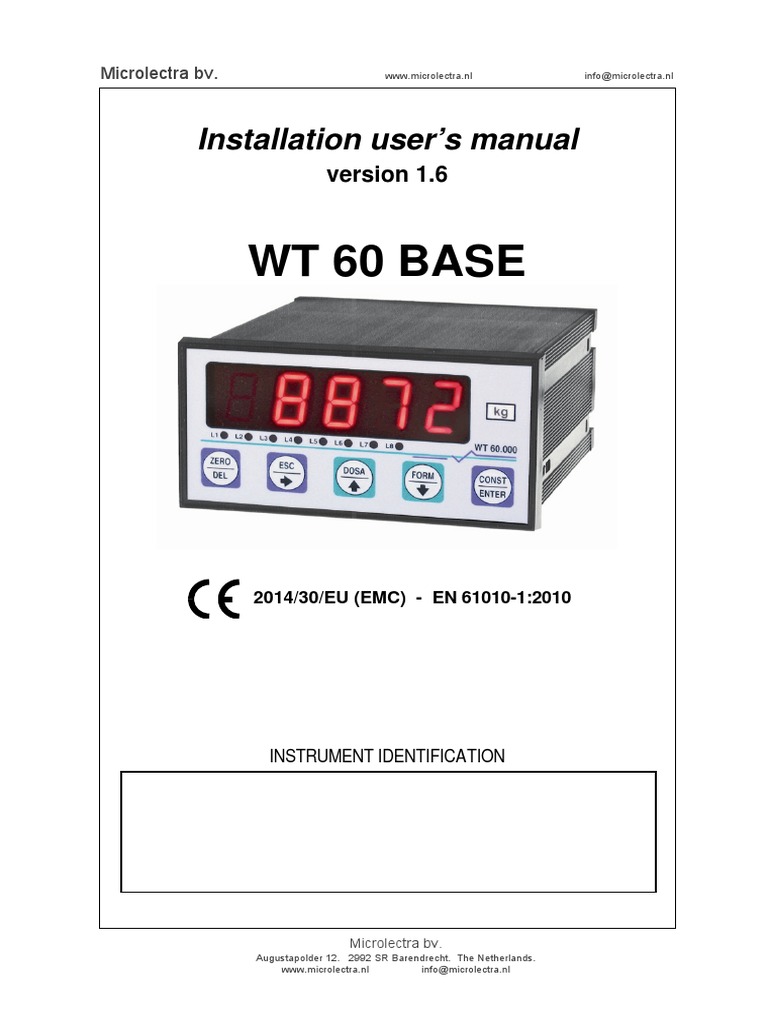 A Comprehensive Guide to Installation, Operation, Calibration and Configuration of the ...
