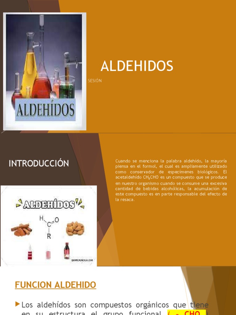 Aldehídos: Estructura y Nomenclatura | PDF | Aldehído | Cetona