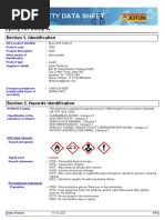 Epoxy Resin Safety Data Sheet | PDF | Toxicity | Dangerous Goods