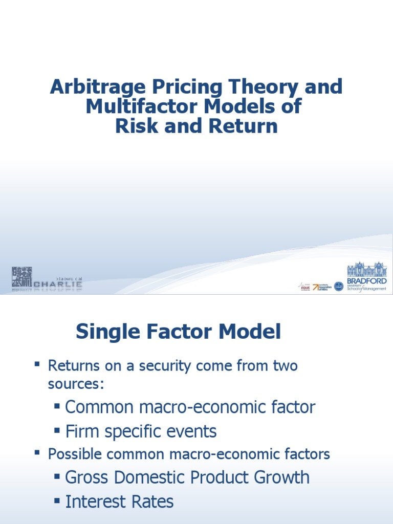 CH 10 Multifactor Models of Risk and Return | Download Free PDF | Capital Asset Pricing Model ...
