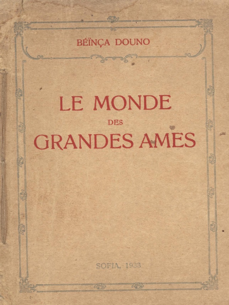 1933 Le Monde Des Grandes Ames Beinsa Douno | PDF