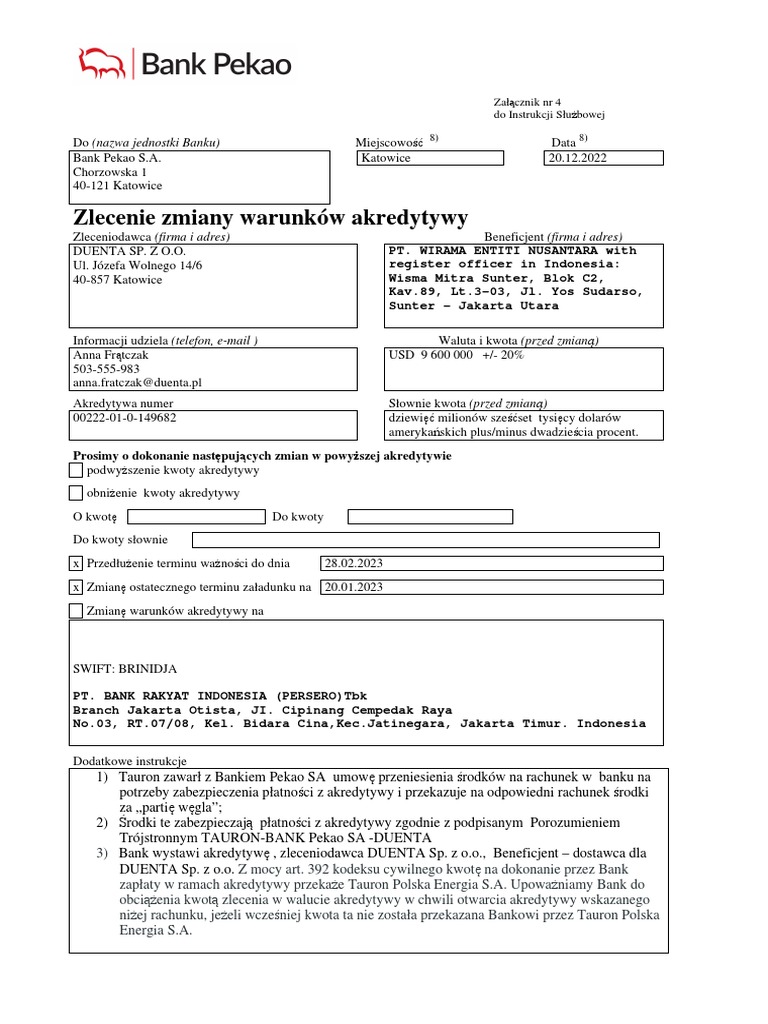 Zał3 Do IS - Zlecenie Otwarcia 20.12.wersja - 2 | PDF
