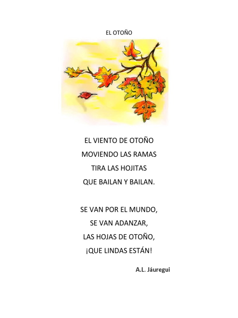 Poesia El Otoño | PDF | Libros para adolescentes