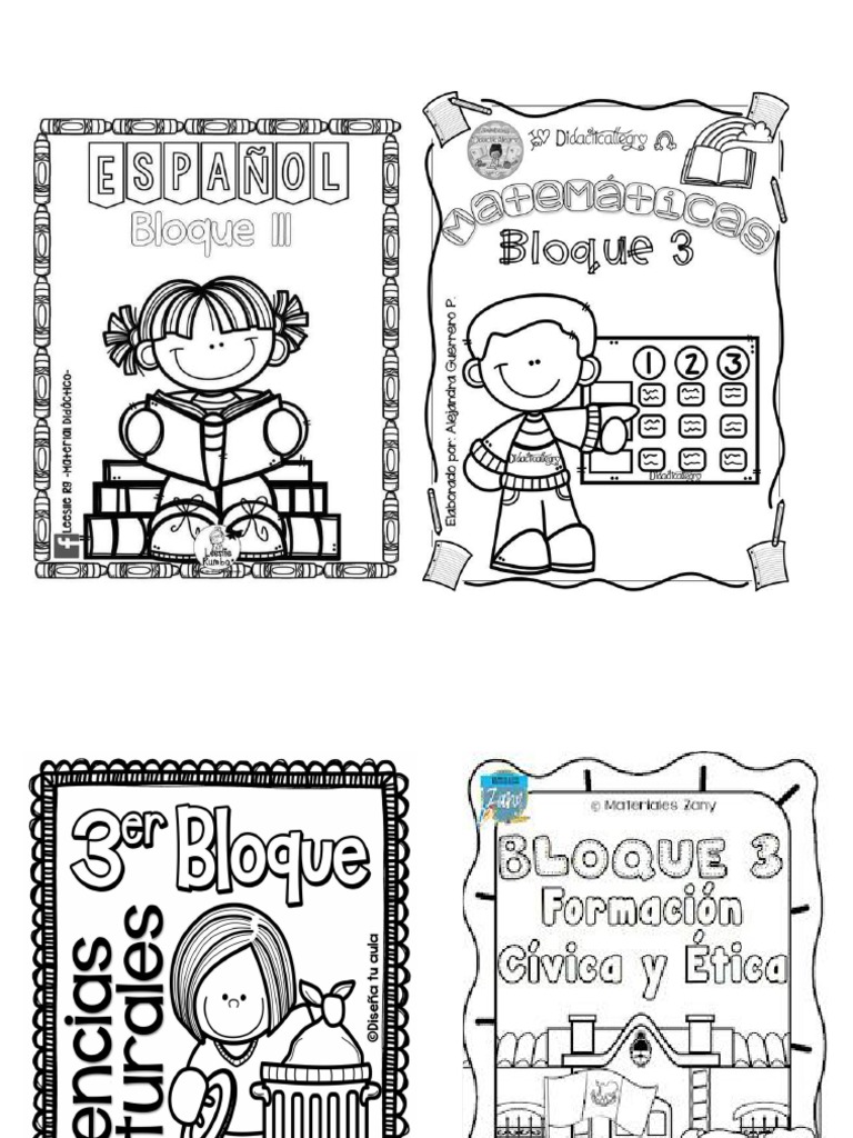 Caratulas Tercer Bloque | PDF