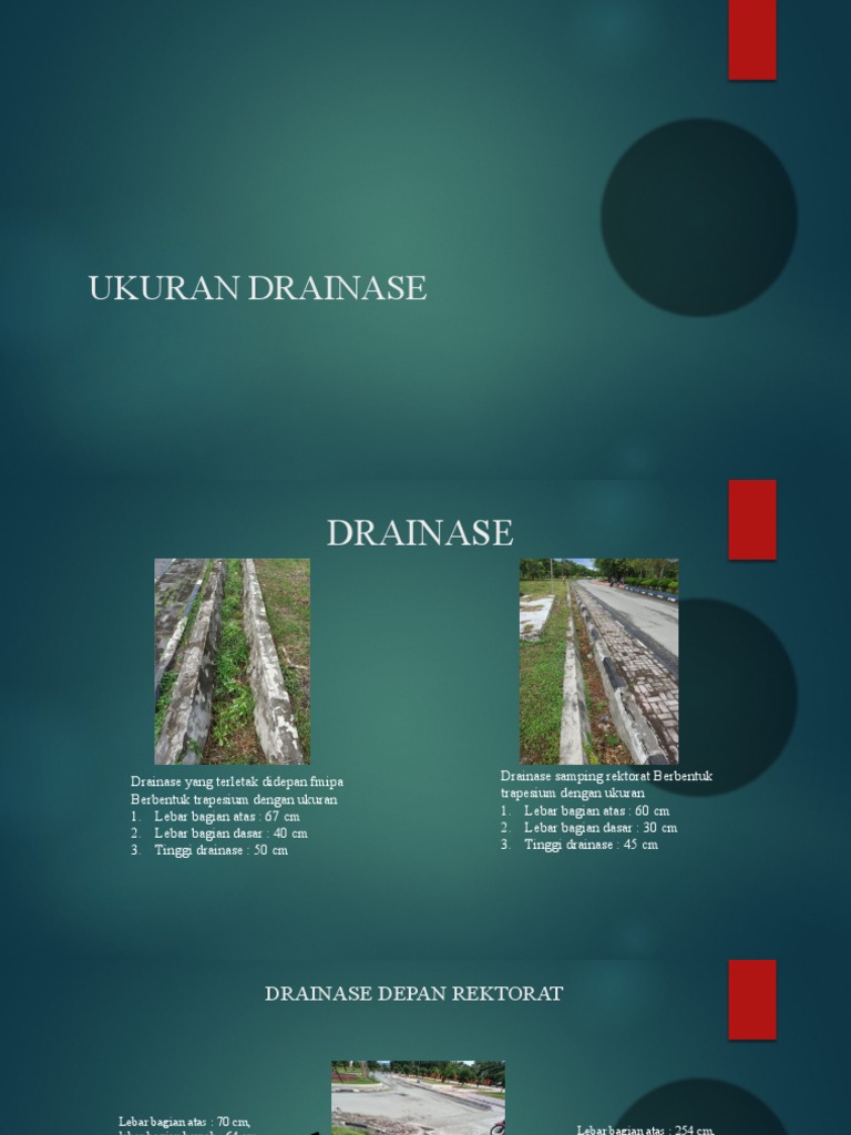 Ukuran Drainase | PDF