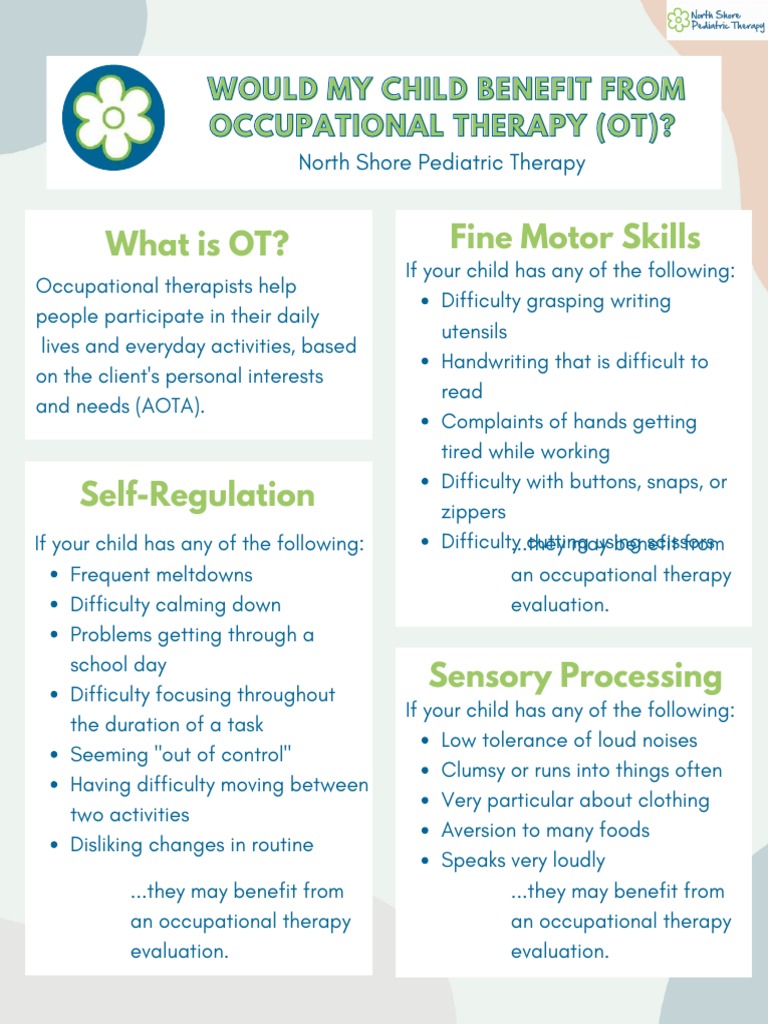 Evaluating Need for Occupational Therapy | PDF