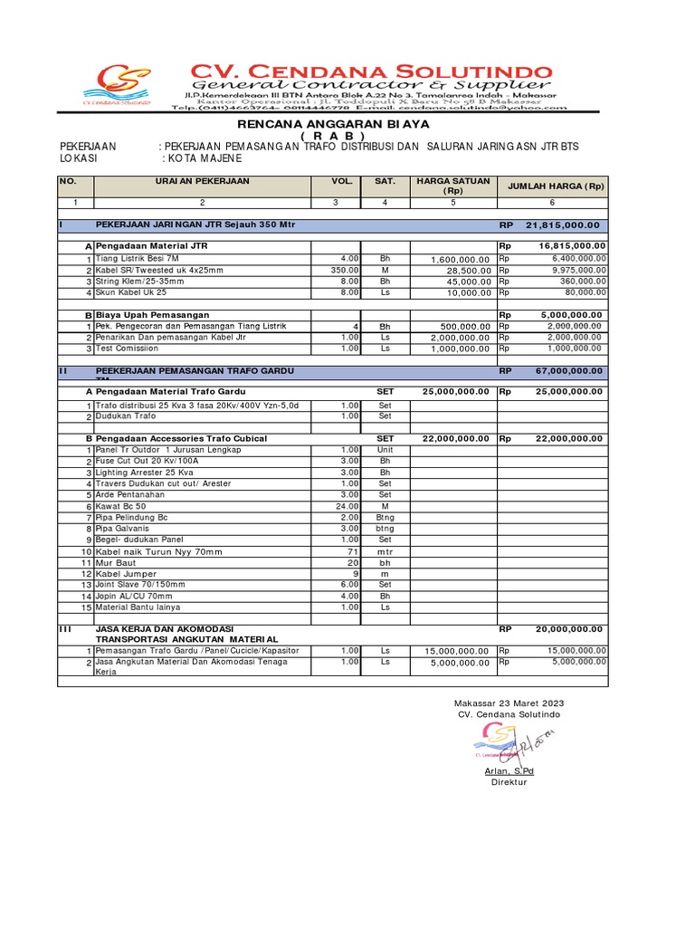Rab Trafo Mombi | PDF