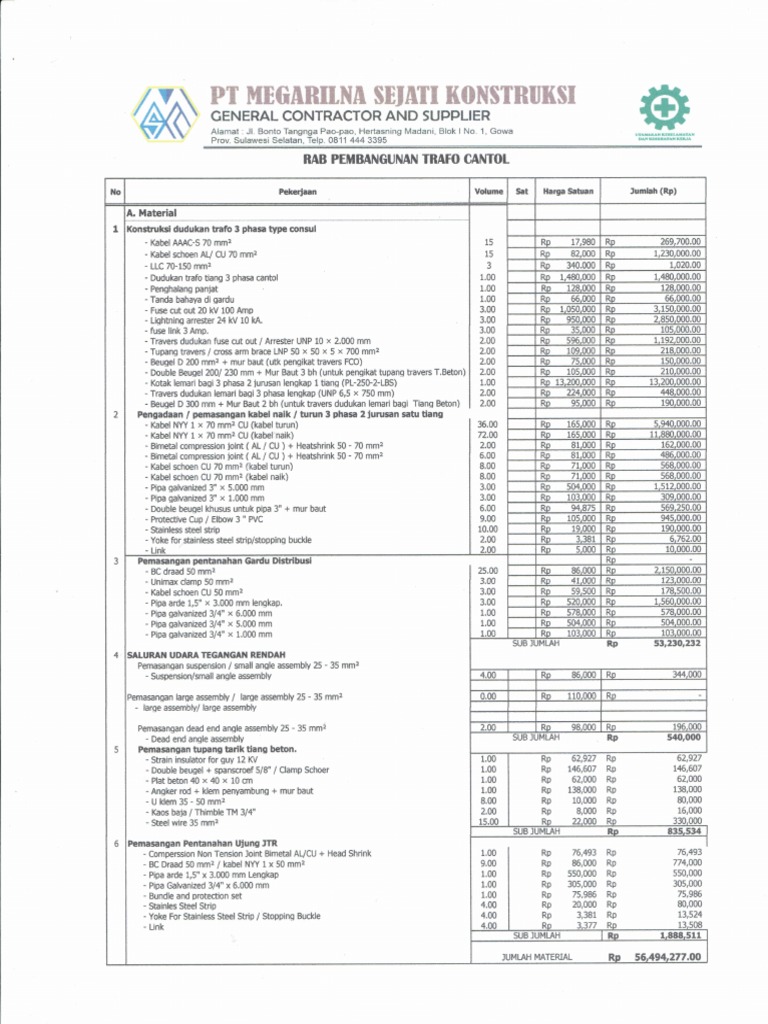 Rab Trafo Cantol | PDF