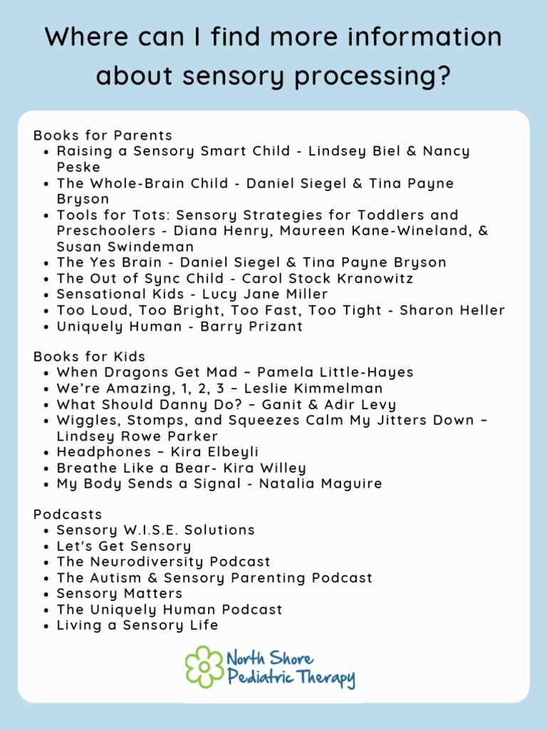Sensory Resources For Parents | PDF