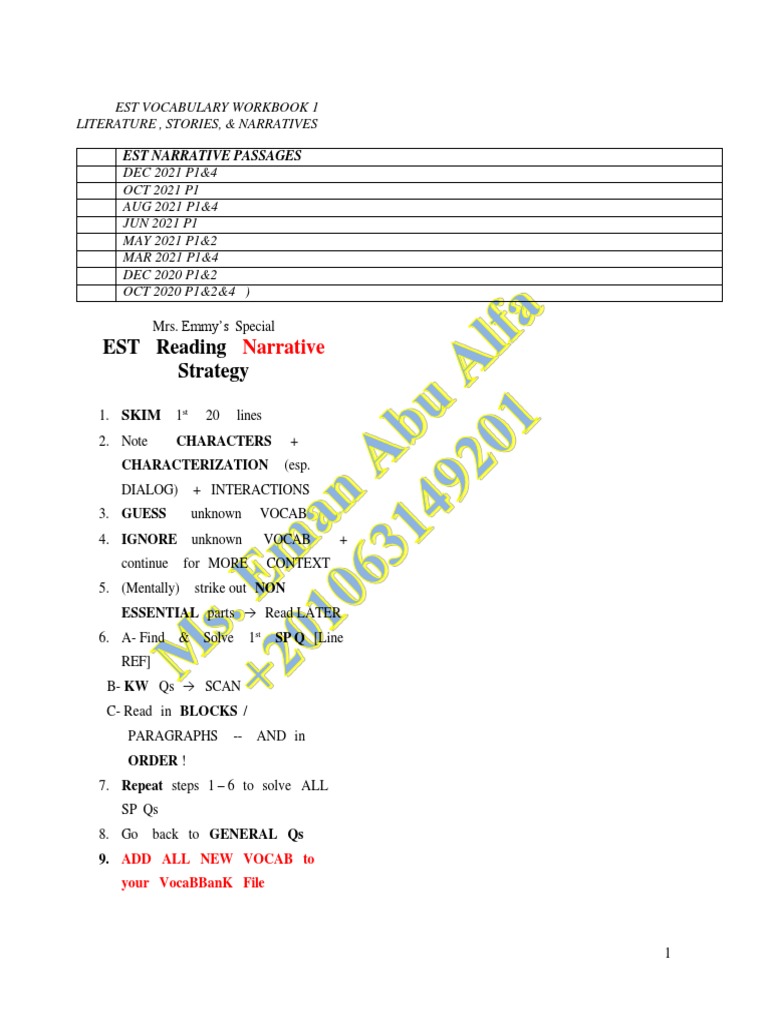 Est English Vocab 1 | PDF | Archaeology