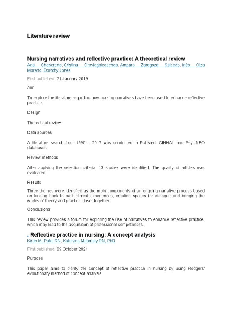 Reflection | PDF | Systematic Review | Pharmacy