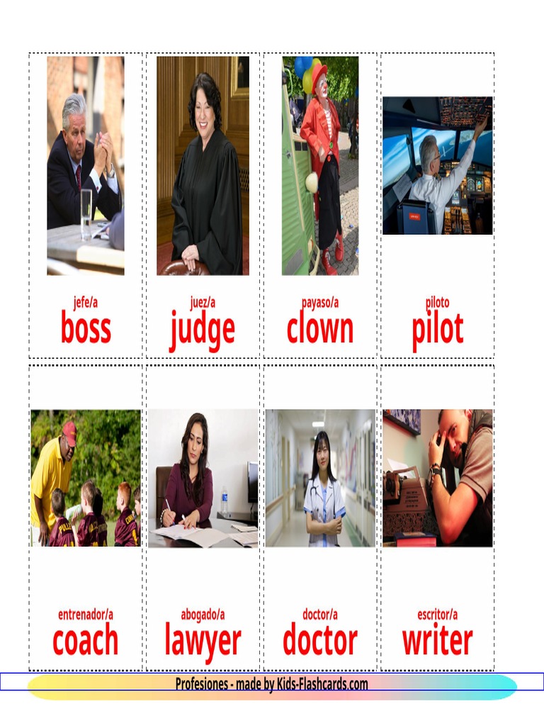 Profesiones 8 A4 | PDF