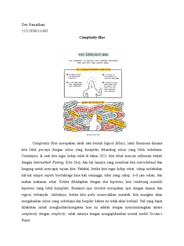 Mengatasi Complexity Bias | PDF