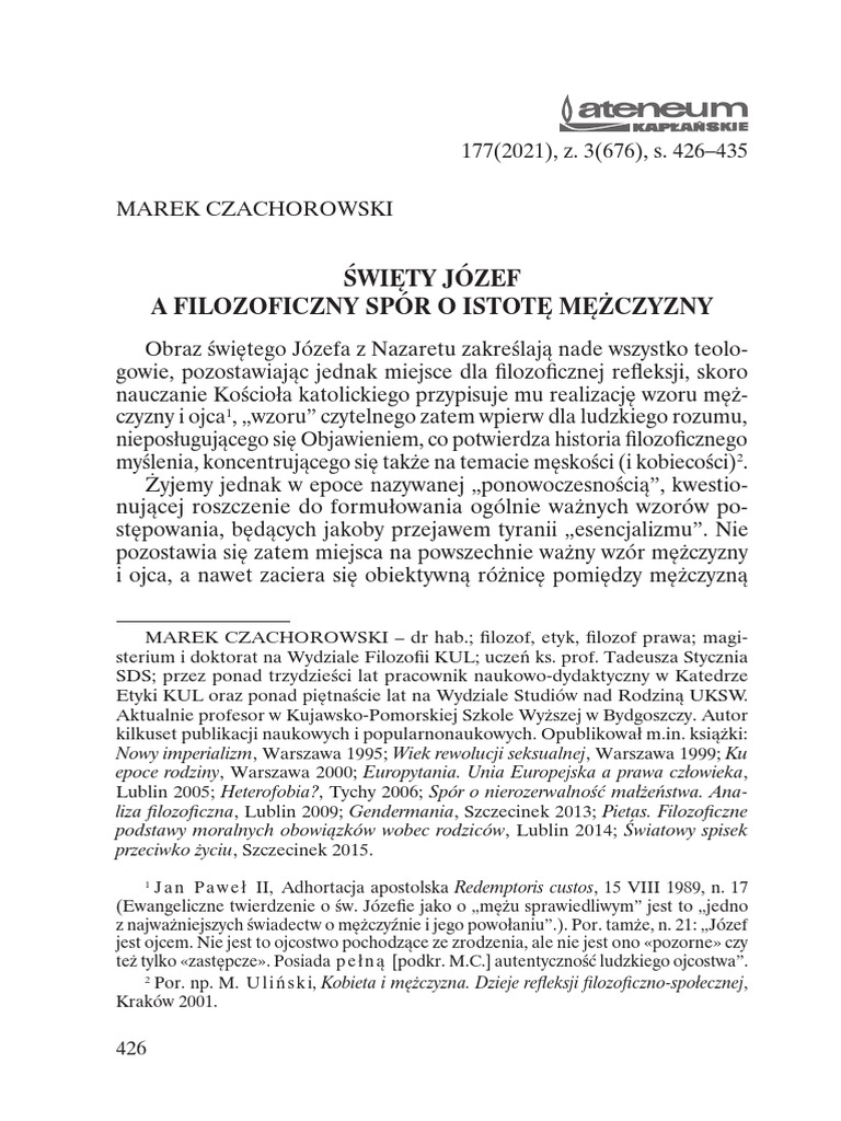 Ate - 676 - Czachorowski SW Józef | PDF