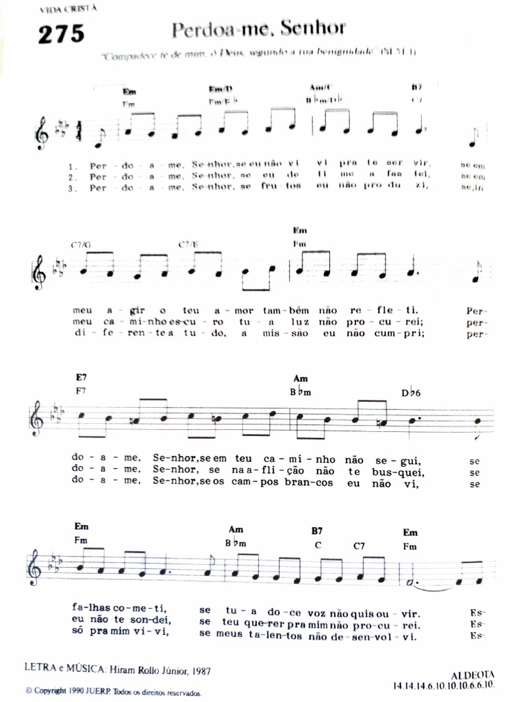 Perdoa-me, Senhor - 275 HCC | PDF