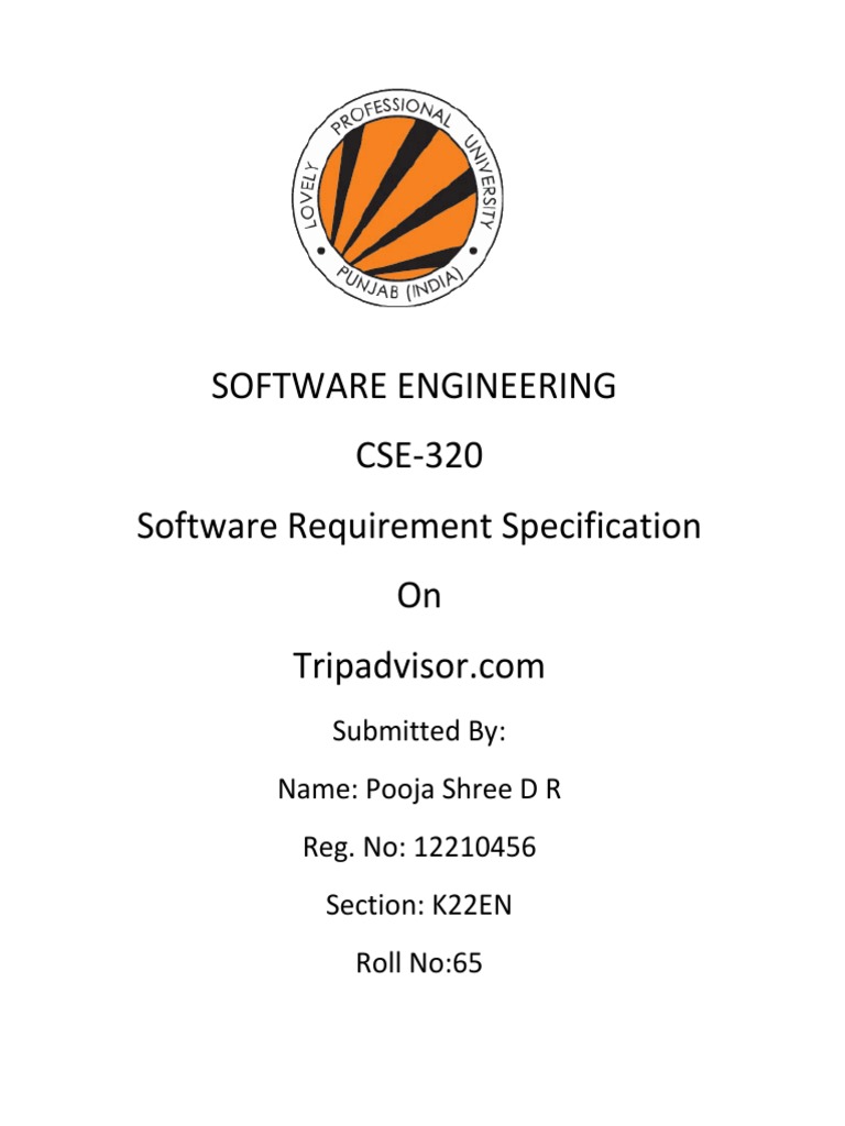 SOFTWARE ENGINEERING TRIPADVISOR - COM SRS Final | PDF | Information ...