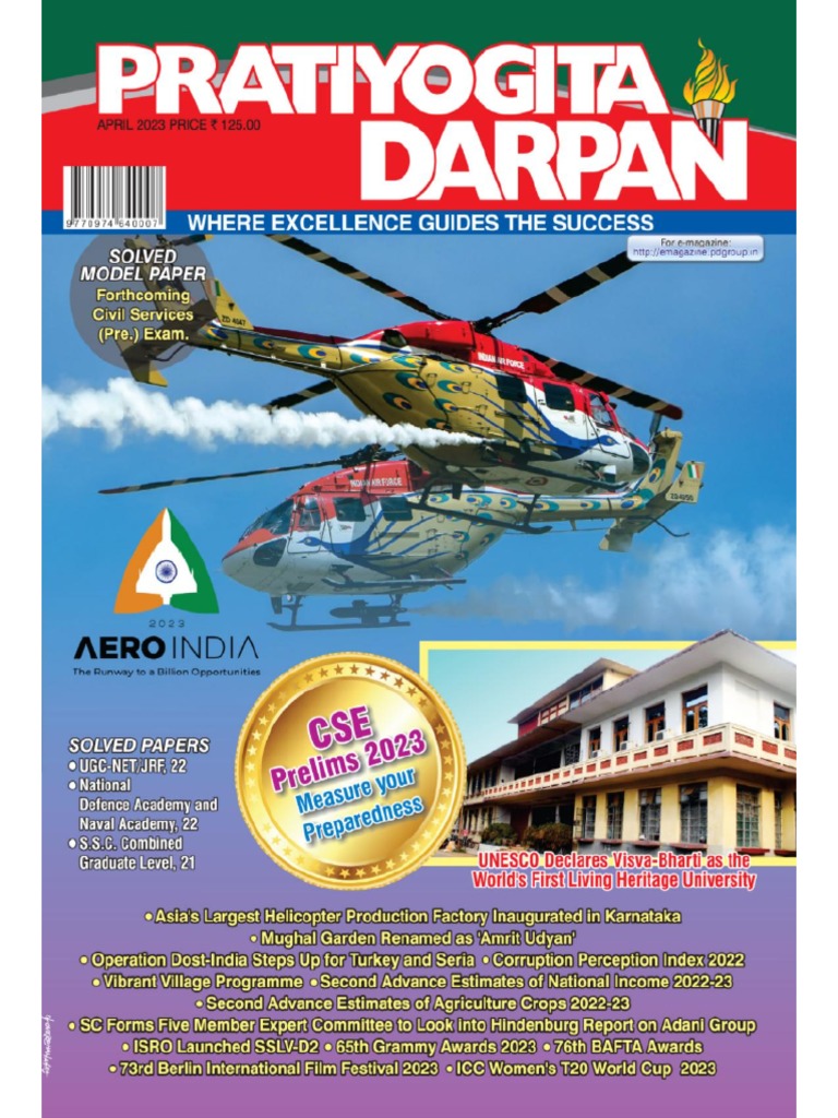 Pratiyogita Darpan, Apr 2023 | PDF