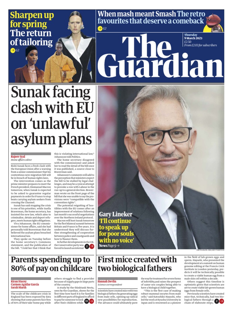 The Guardian Uk March 09 TH 2023 | PDF | Weather | Snow