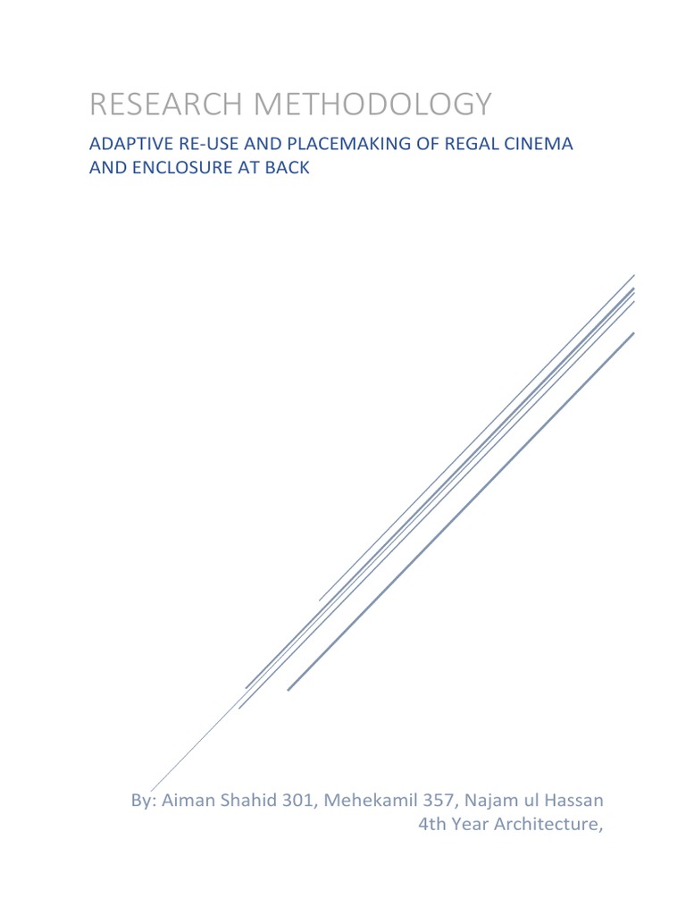 Adaptive Re-Use of Regal Cinema | PDF | Space | Community