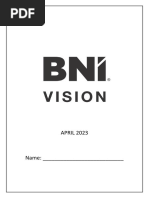 BNI Meeting Script - Eng | PDF