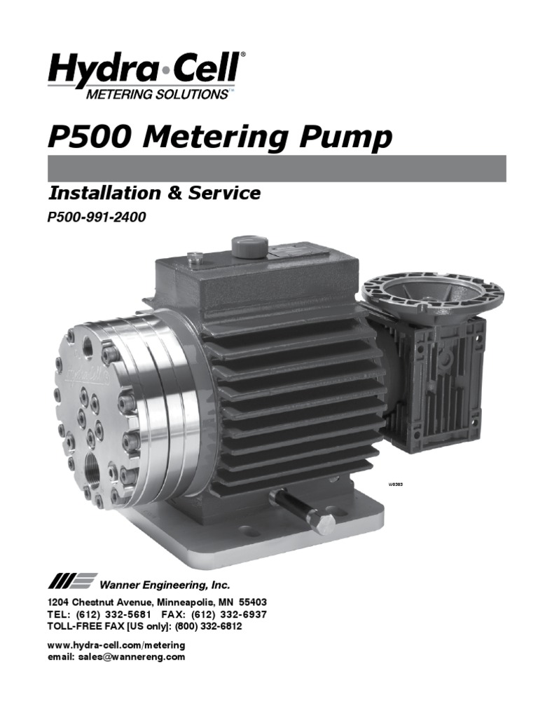 P500 Manual | PDF | Bomba | Válvula