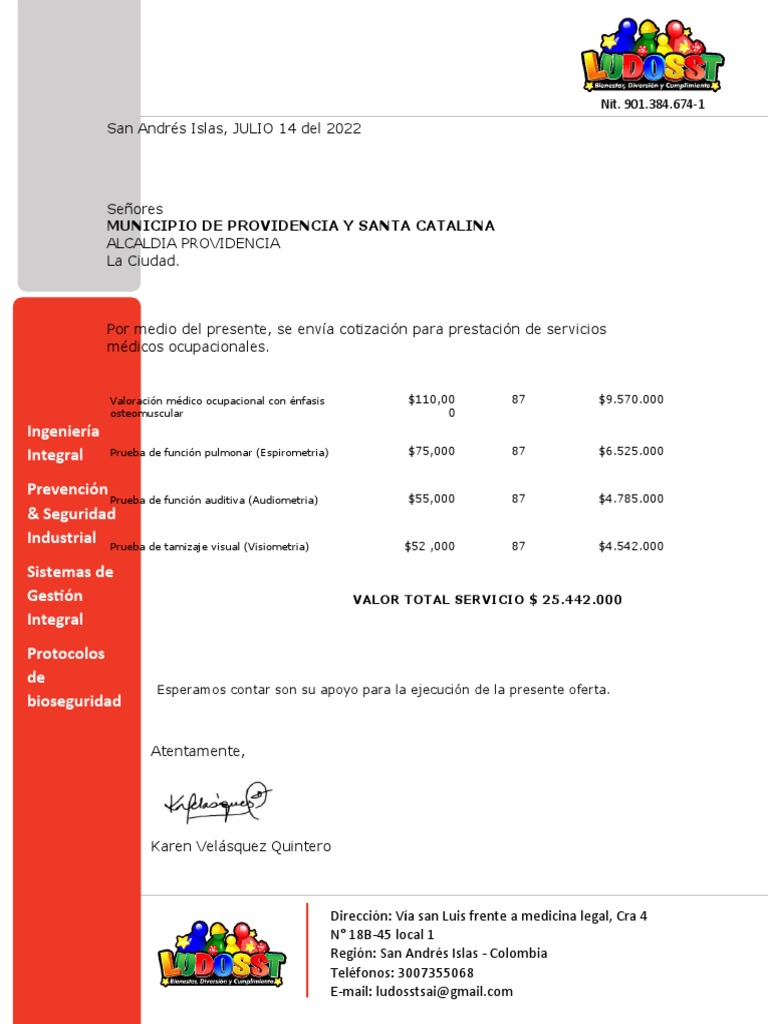 Cotizacion Alcaldia | PDF