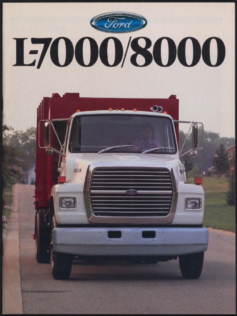 1988 Ford Truck L7000 8000 | PDF