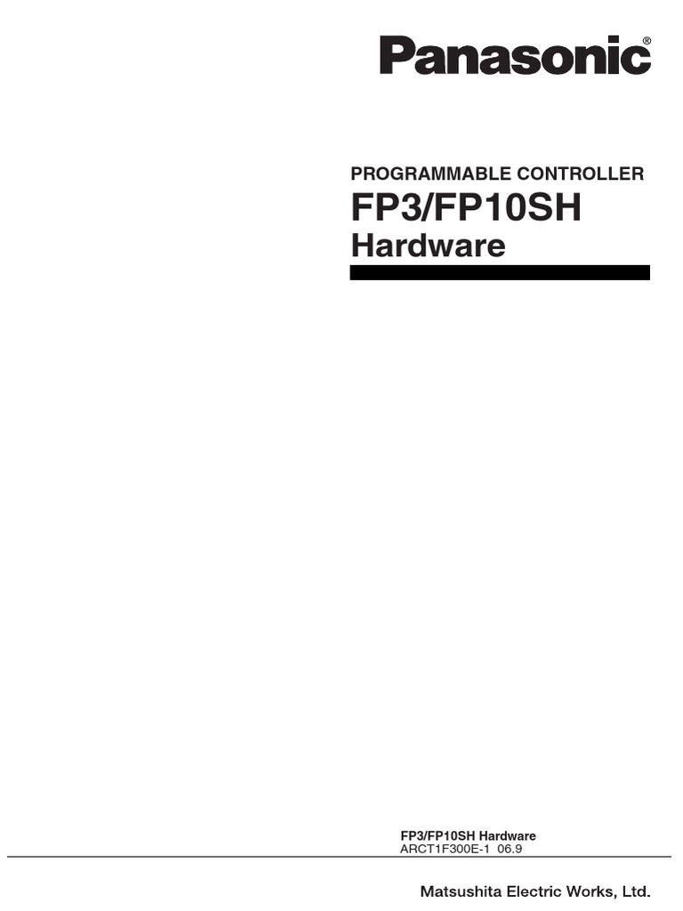 FP3/FP10SH: Hardware | PDF | Read Only Memory | Electrical Connector