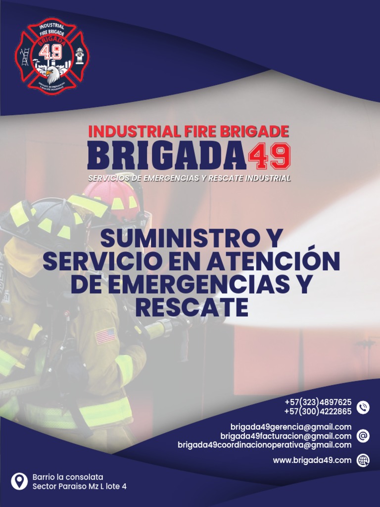 BROCHURE BRIGADA 49-Comprimido | PDF | Valores | Paramédico