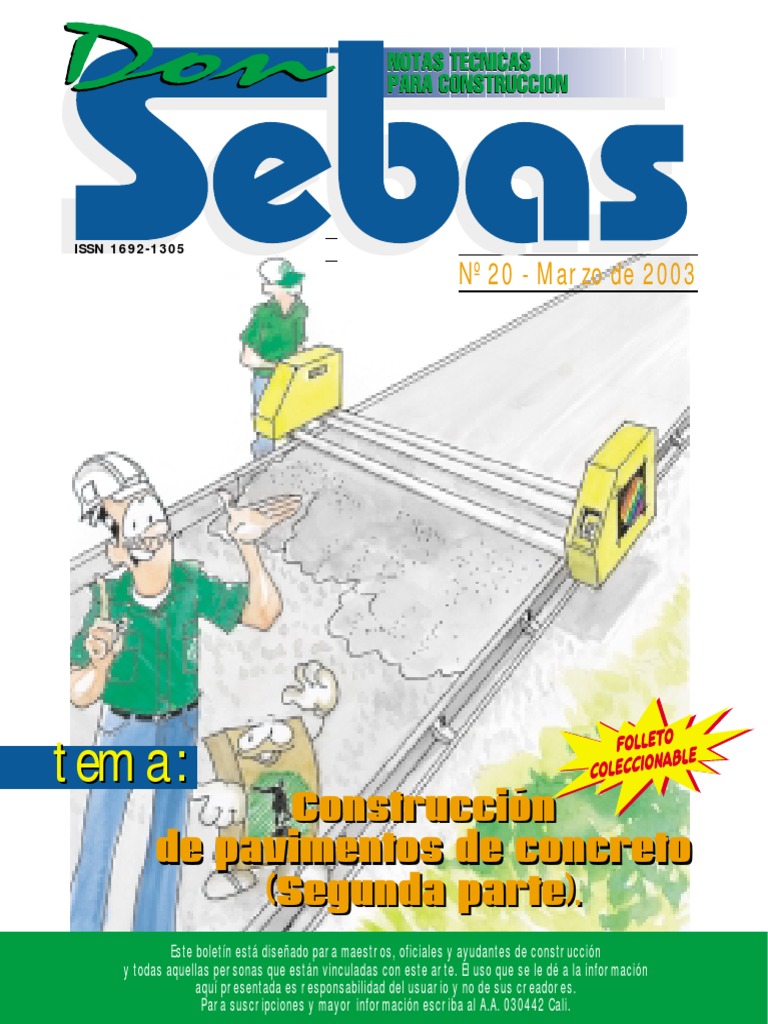 Construccion de Pavimentos de Concreto II (Don Sebas) | PDF | Hormigón | Acero