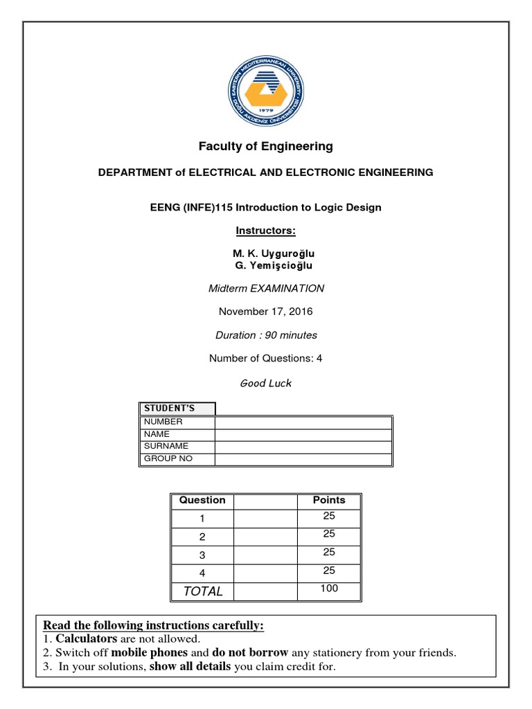 EENG (INFE) 115 F16-17 Midterm Exam - Solutions | PDF | Theory Of ... EENG (INFE) 115 F16-17 Midterm Exam - Solutions | PDF | Theory Of ...