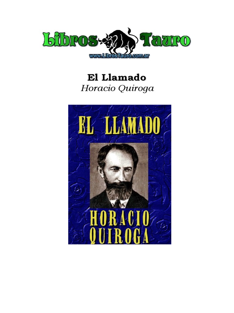 Quiroga, Horacio - El Llamado | PDF