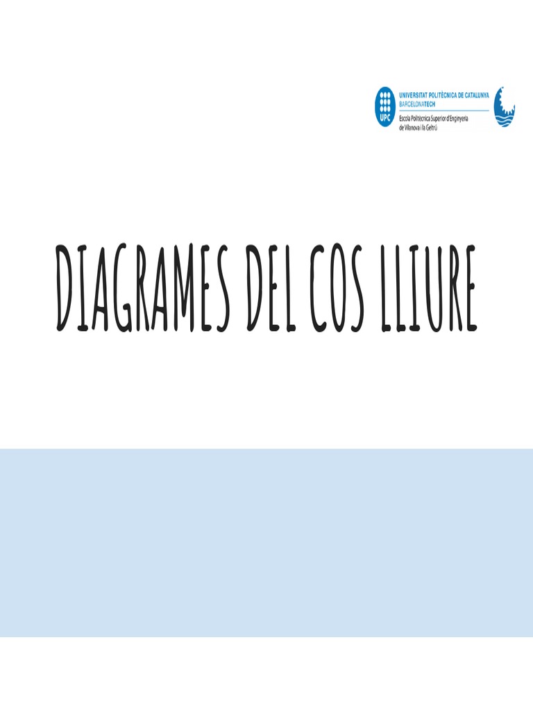 8. Diagrames del Cos Lliure (1) | PDF
