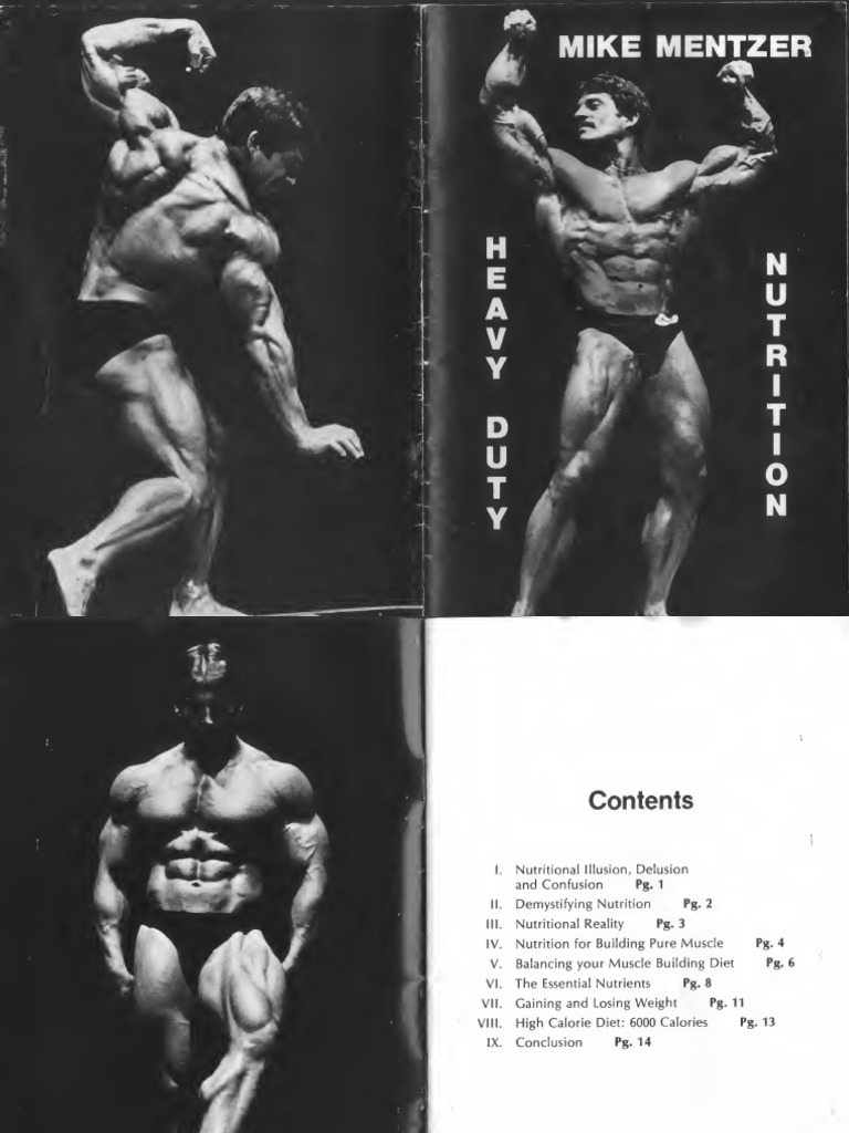 Mike Mentzer - Heavy Duty Nutrition | PDF | Dieting | Nutrients