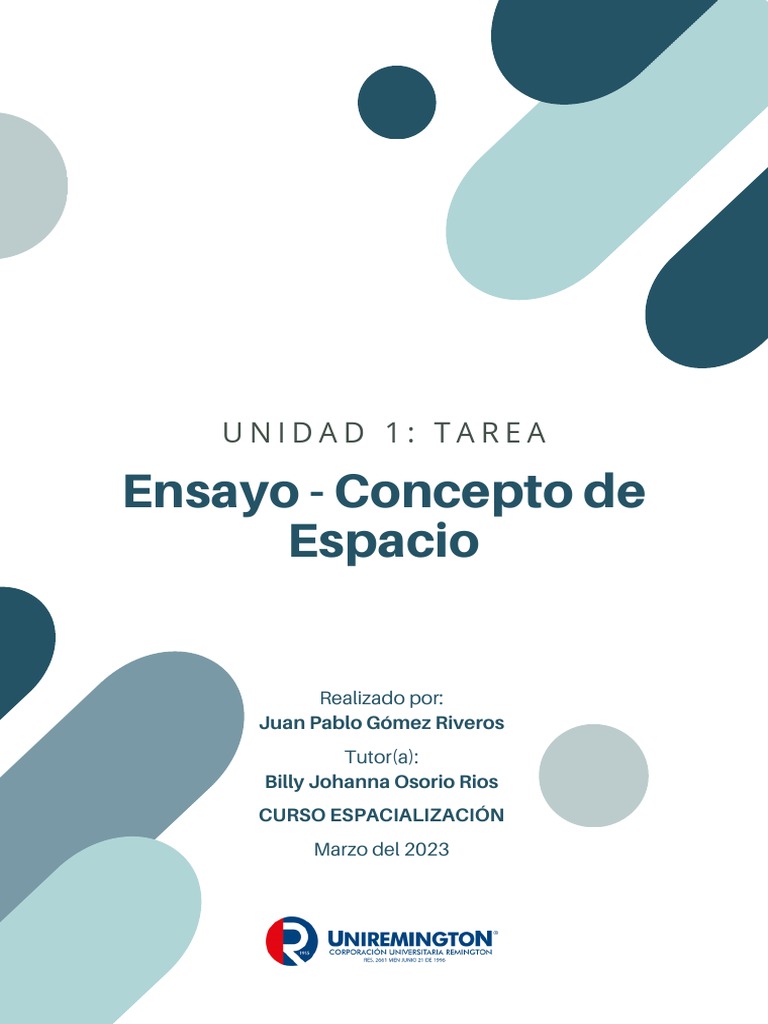 Documento A4 Portada Trabajo Final de Carrera Azules Pastel | PDF