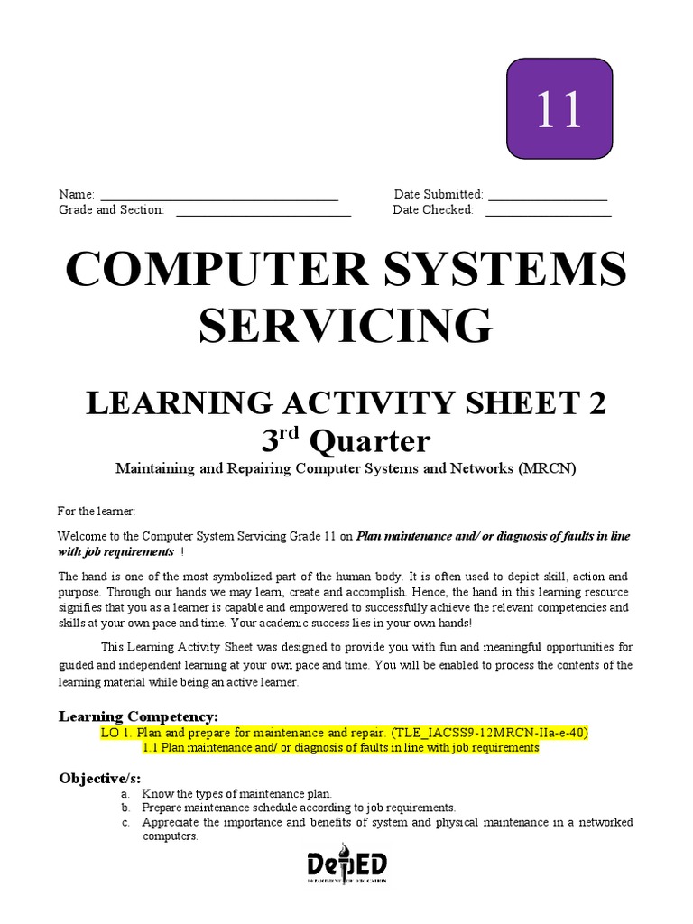 Q3-CSS11 - Las 2 | Download Free PDF | Server (Computing) | Antivirus Software
