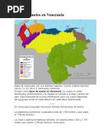 Mapa de Las Regiones Climaticas de Venezuela | PDF