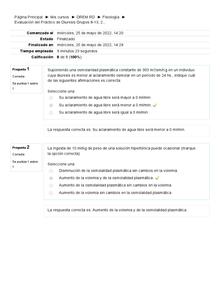 Evaluación de Diuresis y Clearance | PDF | Especialidades Medicas