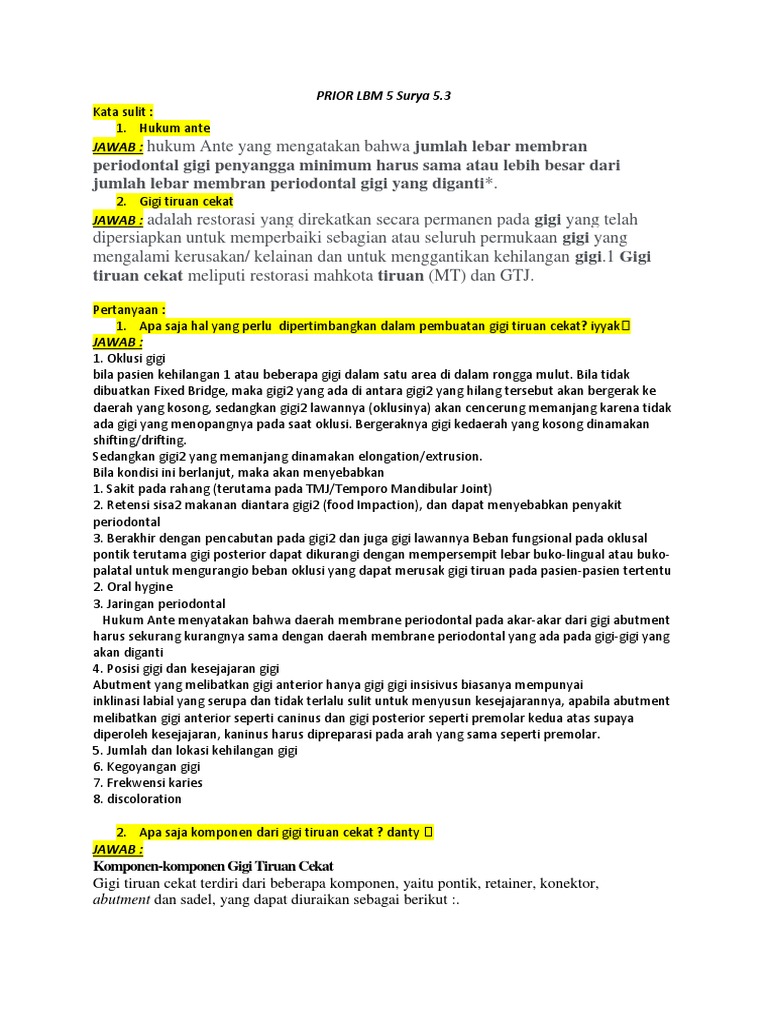 Prior LBM 5 5.3 Surya | PDF