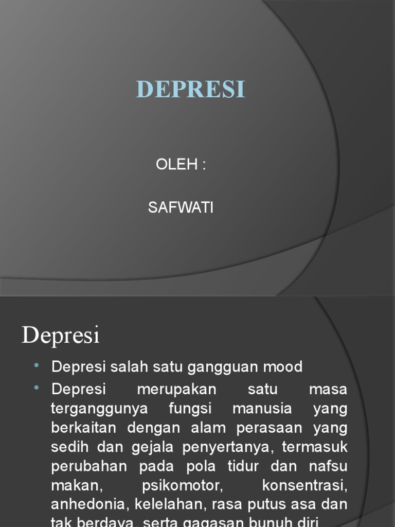 Safwati Depresi | PDF