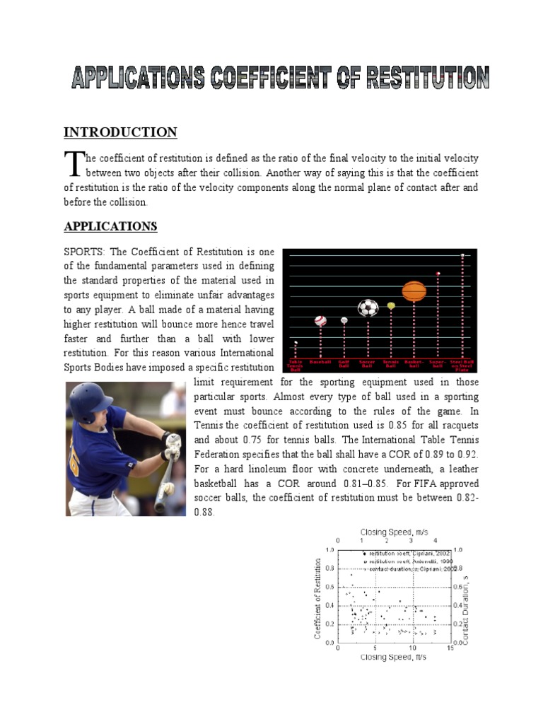 Restitution - Dynamics | PDF | Physical Sciences | Mechanical Engineering